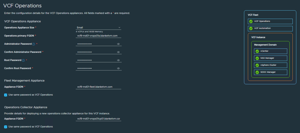 VCF 9 Deployment PART2: VCF deployment. – BlanketVM