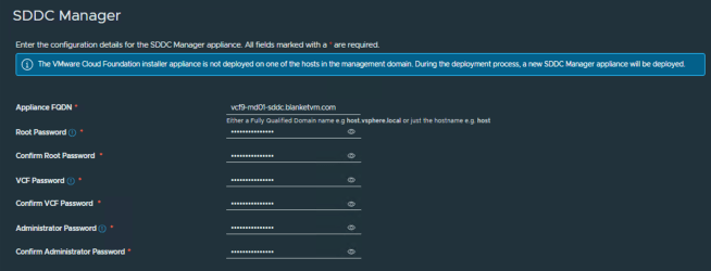 VCF 9 Deployment PART2: VCF deployment. – BlanketVM