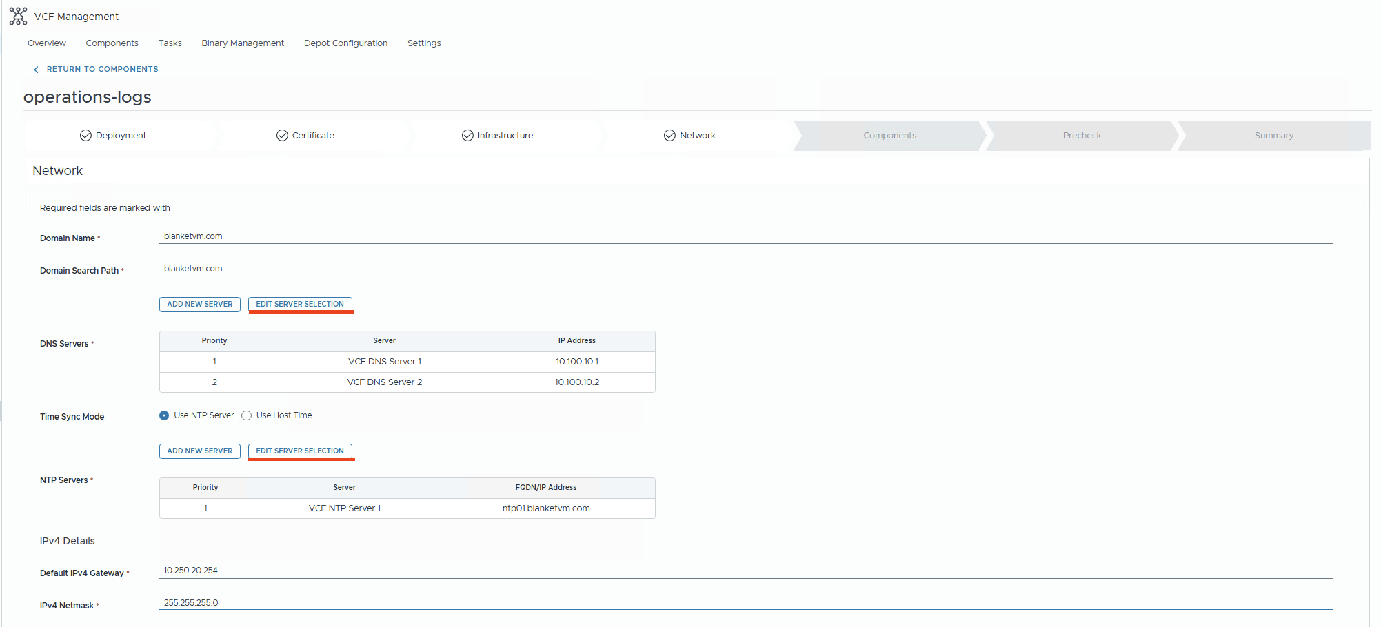 VCF 9 Deployment PART3: VCF Operation for Logs deployment. – BlanketVM
