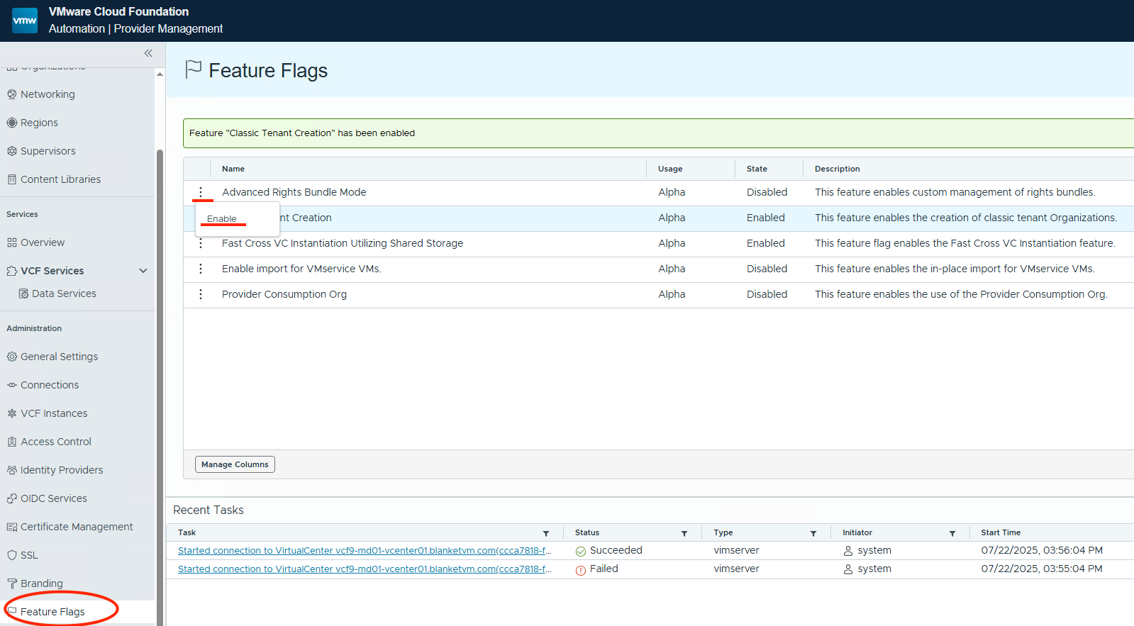 VCF 9 Deployment PART9: VCF Automation – Create VM App Organization and basic integrations ...