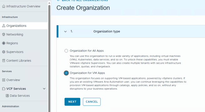 VCF 9 Deployment PART9: VCF Automation – Create VM App Organization and basic integrations ...