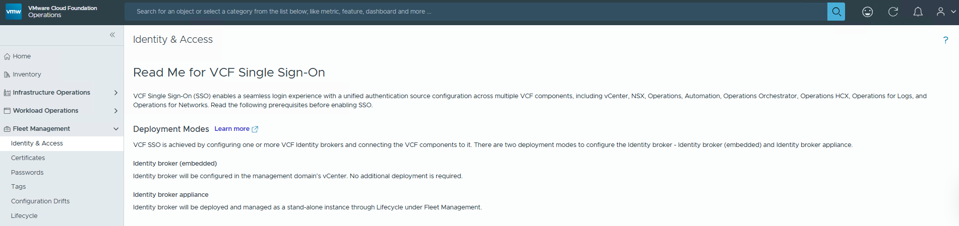 VCF 9 Deployment PART4: VCF Single Sign-On configuration (Identity ...