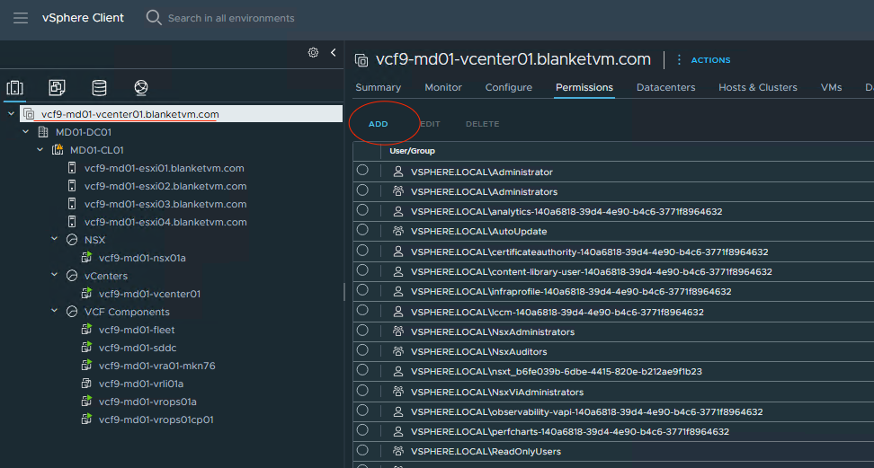 VCF 9 Deployment PART4: VCF Single Sign-On configuration (Identity ...